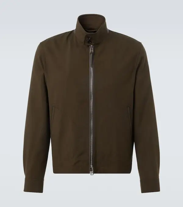 TOM FORD Wool, Cashmere, And Silk Blouson Jacket