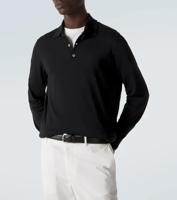 Brunello Cucinelli Cotton Polo Sweater