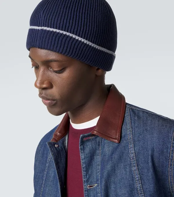 Brunello Cucinelli Ribbed-knit Cotton Beanie