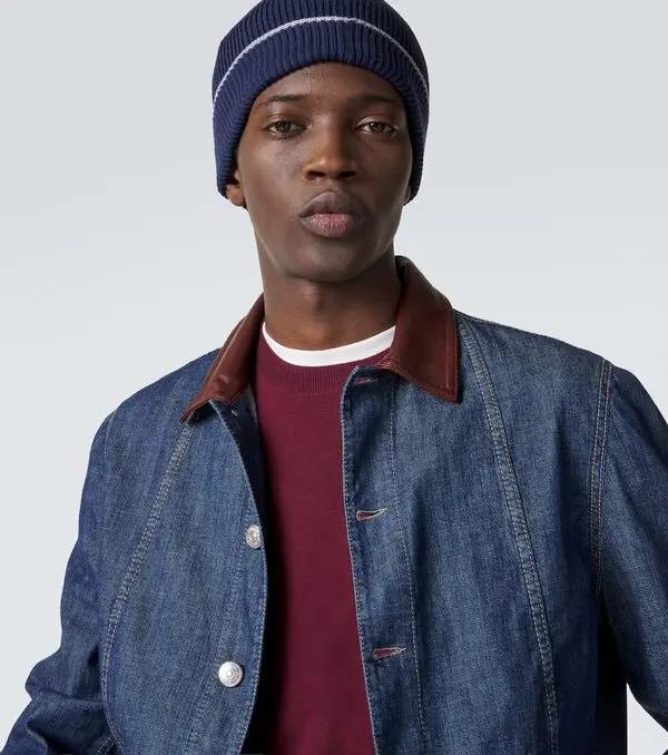 Brunello Cucinelli Ribbed-knit Cotton Beanie