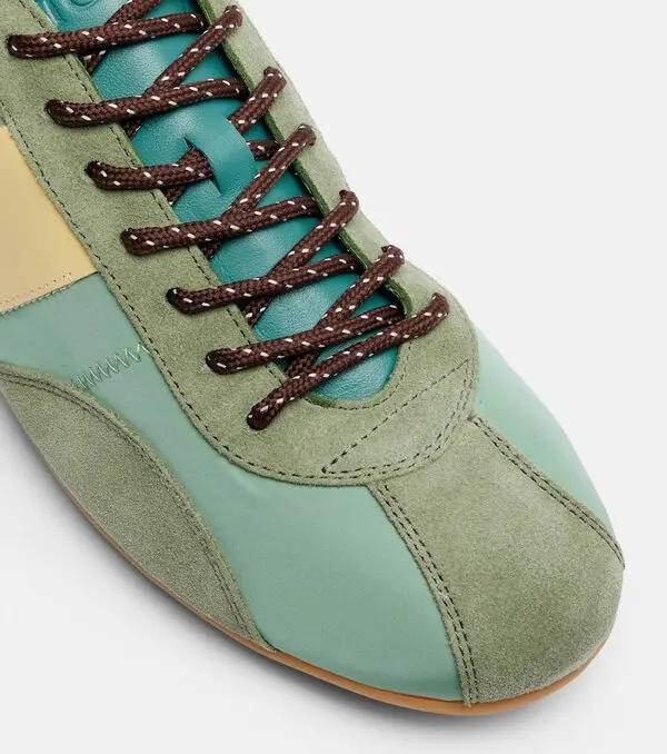 TOD'S Classic Suede-trimmed Sneakers