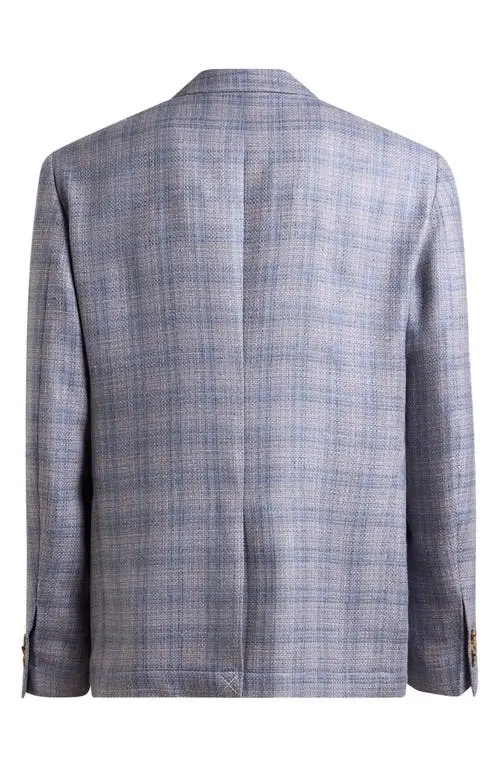 Etro Plaid Silk And Wool Sport Coat