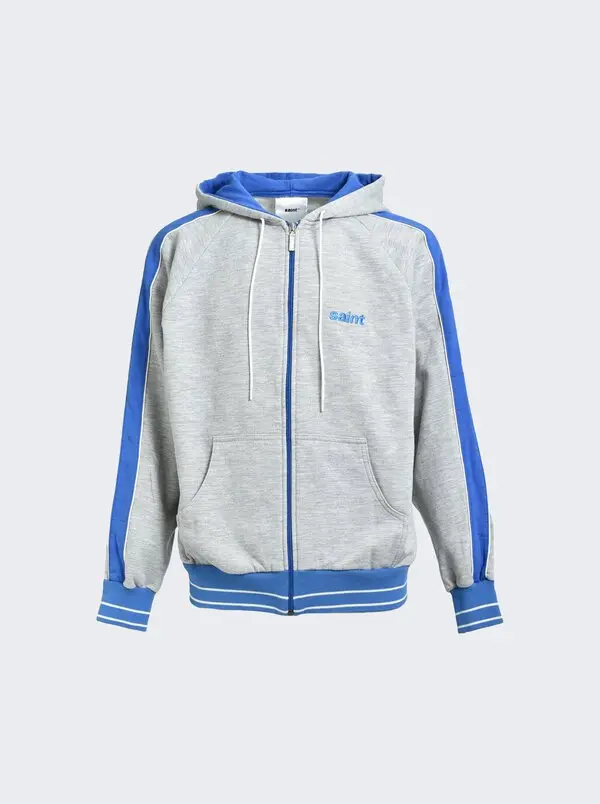SAINT MXXXXXX Sideline Zip-up Hoodie - Gray