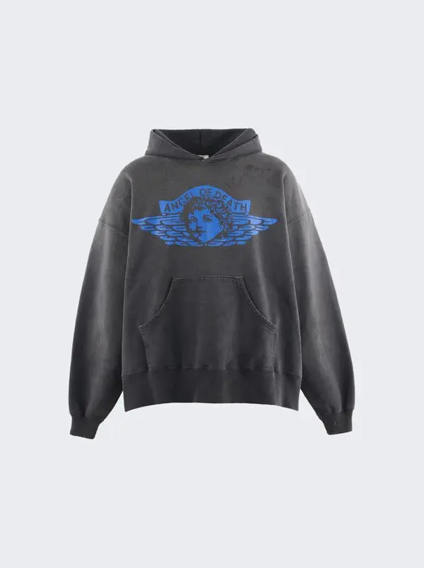 SAINT MXXXXXX Angel Graphic Hoodie - Black