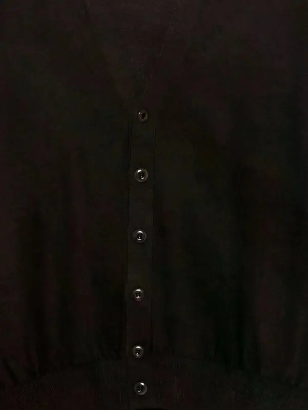 LEMAIRE V-neck Button Cardigan - Brown
