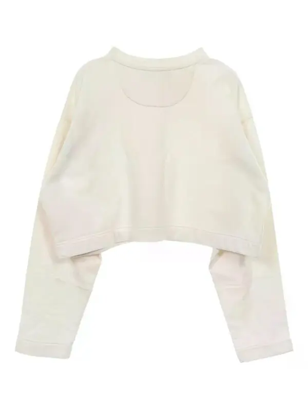 Fendi Crew Neck Pocket Cotton Sweatshirt
