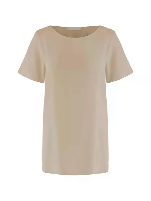 ALLUDE Side Slits Silk T-shirt