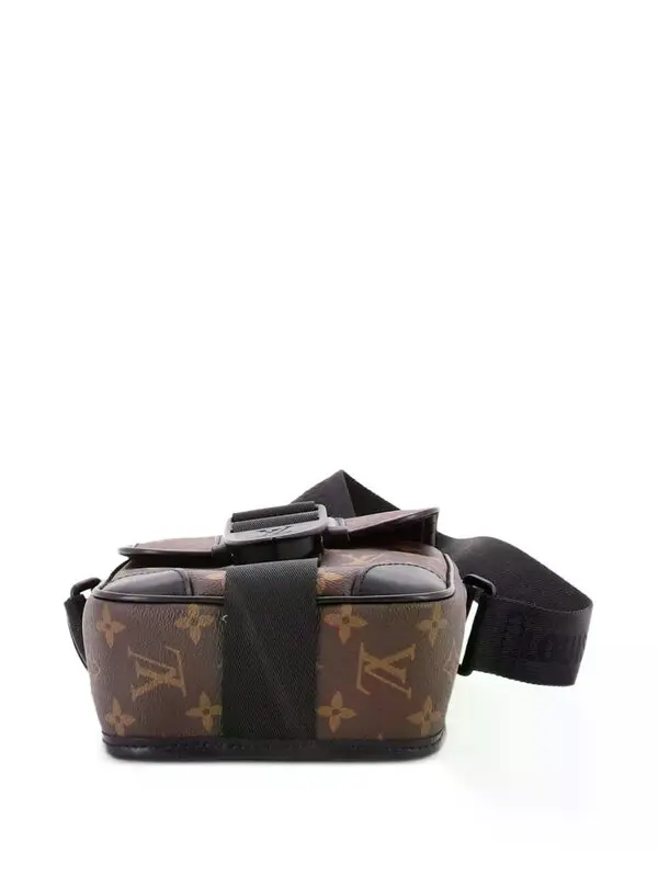 LOUIS VUITTON Archy Messenger Bag Macassar Monogram Canvas - Black