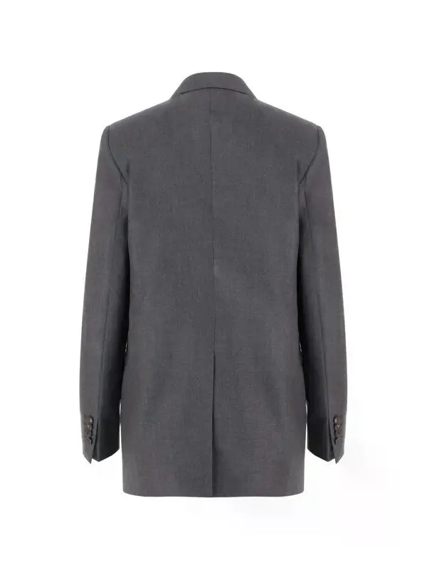 Tagliatore Peaked Lapels Double-breasted Jacket - Grey