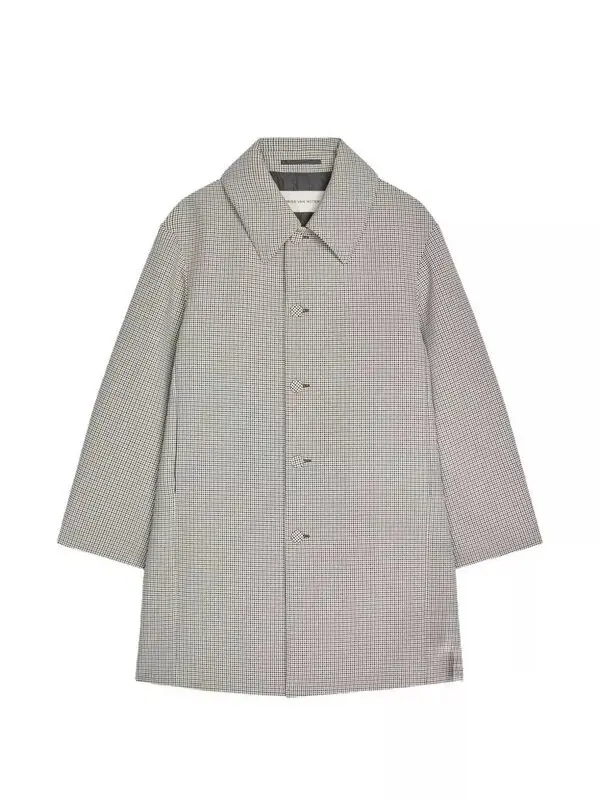 Dries Van Noten Gingham Coat