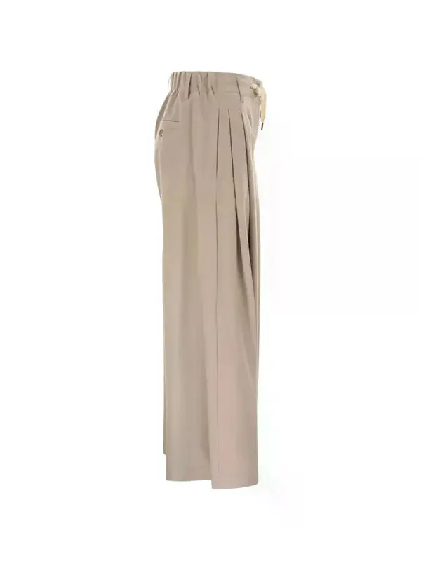 Brunello Cucinelli Drawstring Trousers - Neutrals