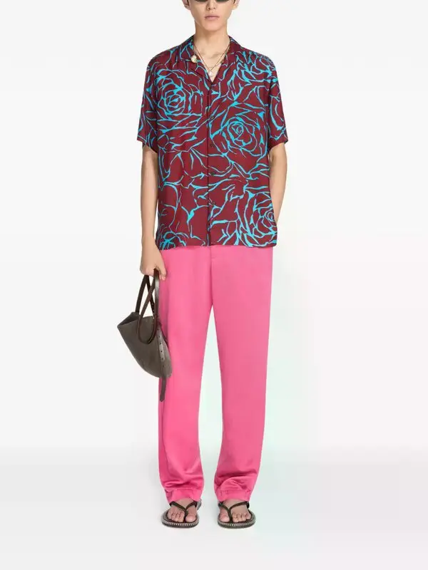 Dries Van Noten Rose-print Shirt