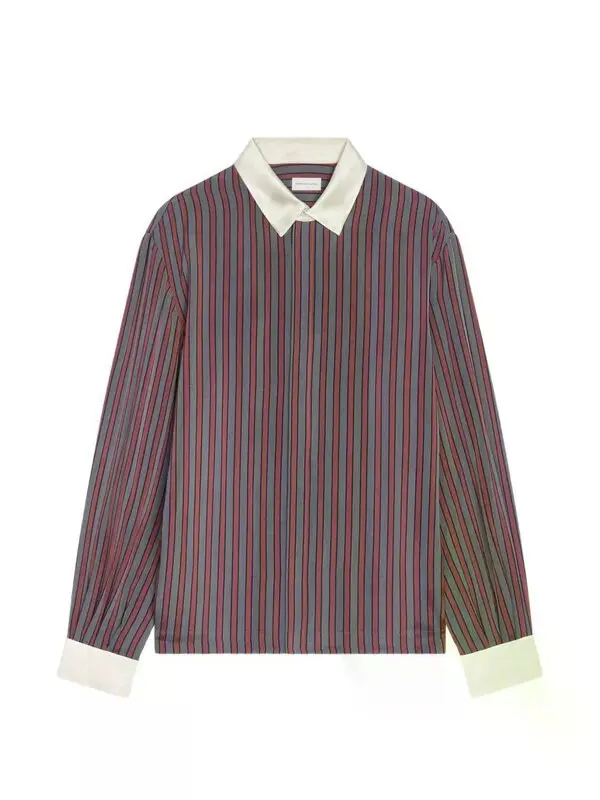 Dries Van Noten Contrast Striped Shirt