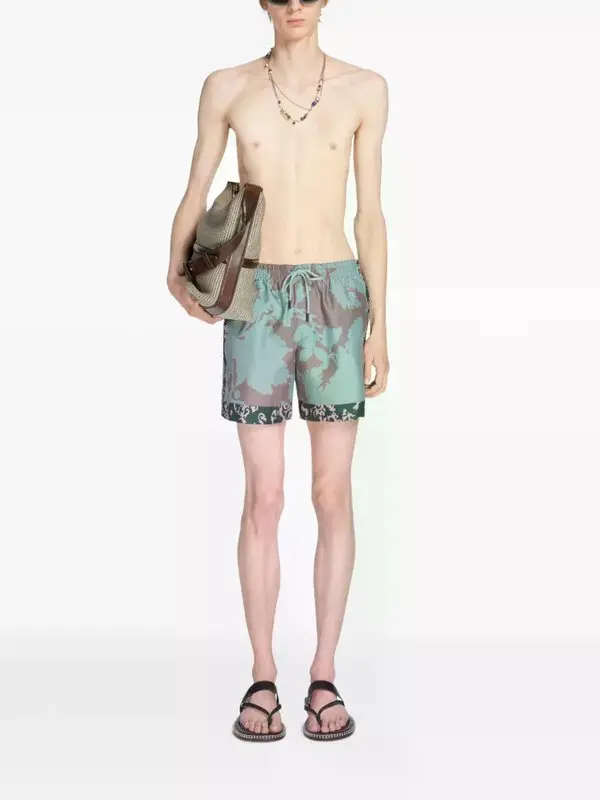 Dries Van Noten Printed Swim Shorts