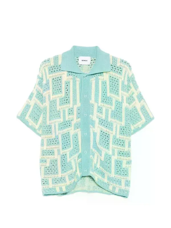 BONSAI Geometric Oversized Shirt