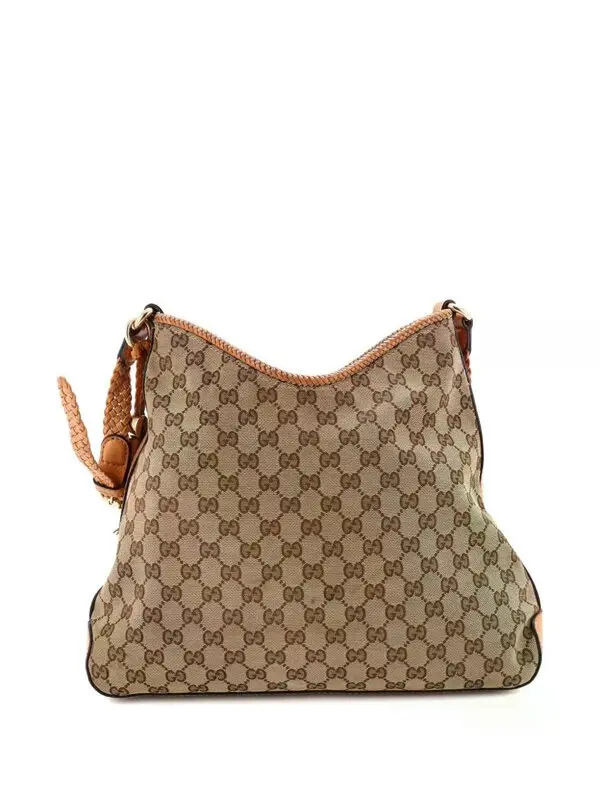Gucci Marrakech Gg Canvas Medium Hobo Bag