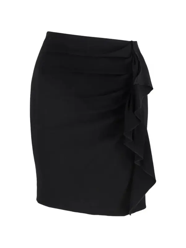 JOSEPH Side-ruffle Fitted Mini Skirt