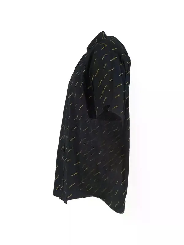 Balenciaga Logo-print Short-sleeve Shirt