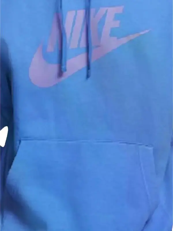 Nike Logo-print Hoodie - Blue