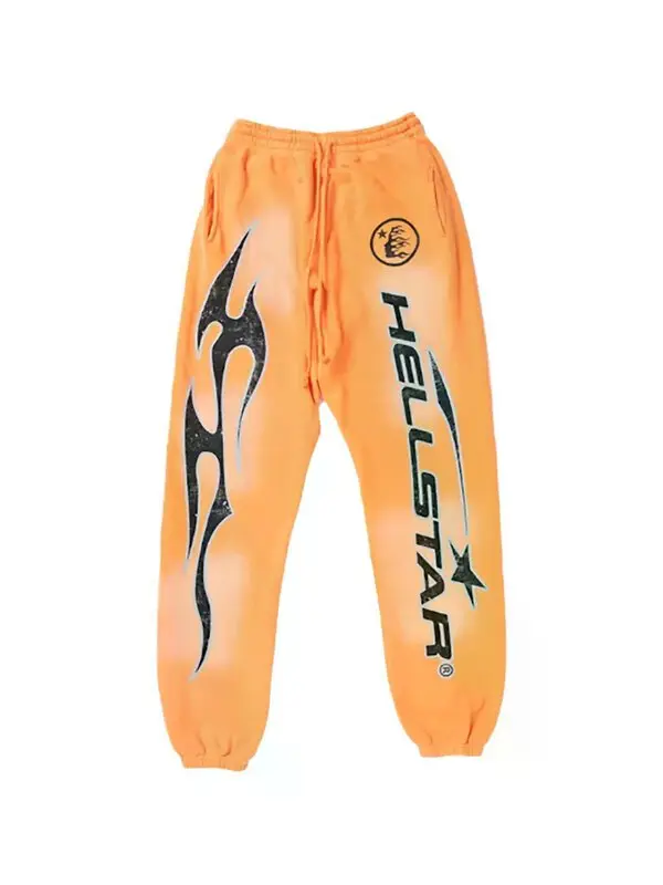HELLSTAR Flare Track Pants - Orange
