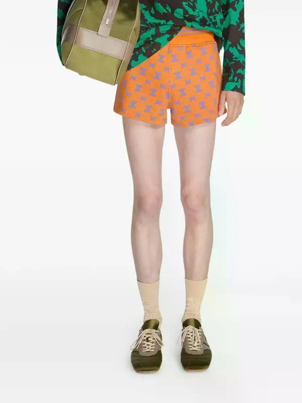 Dries Van Noten Ribbed Jacquard Shorts
