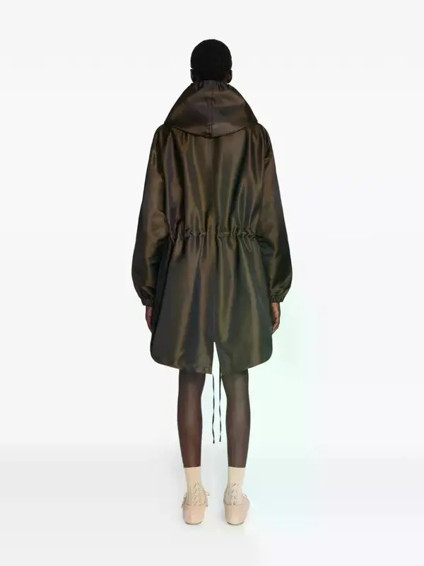 Dries Van Noten Changeant Hooded Parka