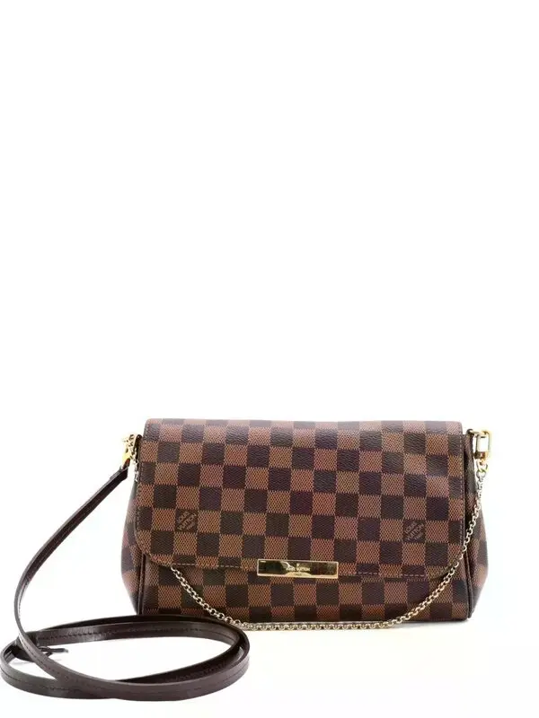 LOUIS VUITTON Favorite Handbag Damier Mm - Brown