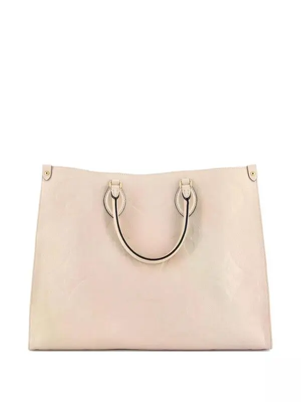 LOUIS VUITTON Onthego Monogram Empreinte Giant Gm Tote Bag - Neutrals