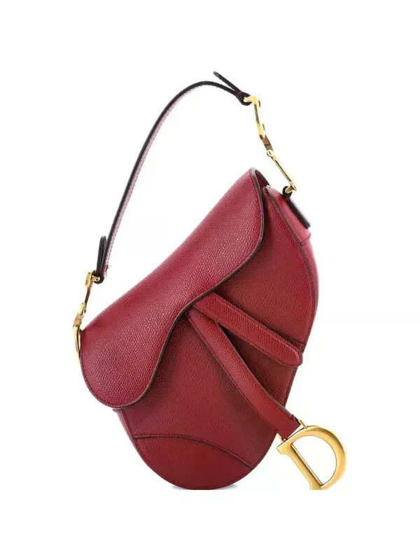 Dior Saddle Handbag Leather Mini Shoulder Bag