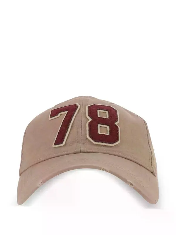 GOLDEN GOOSE Appliqué Baseball Cap - Neutrals