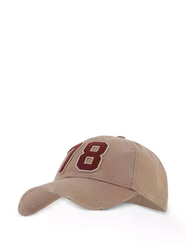 GOLDEN GOOSE Appliqué Baseball Cap - Neutrals