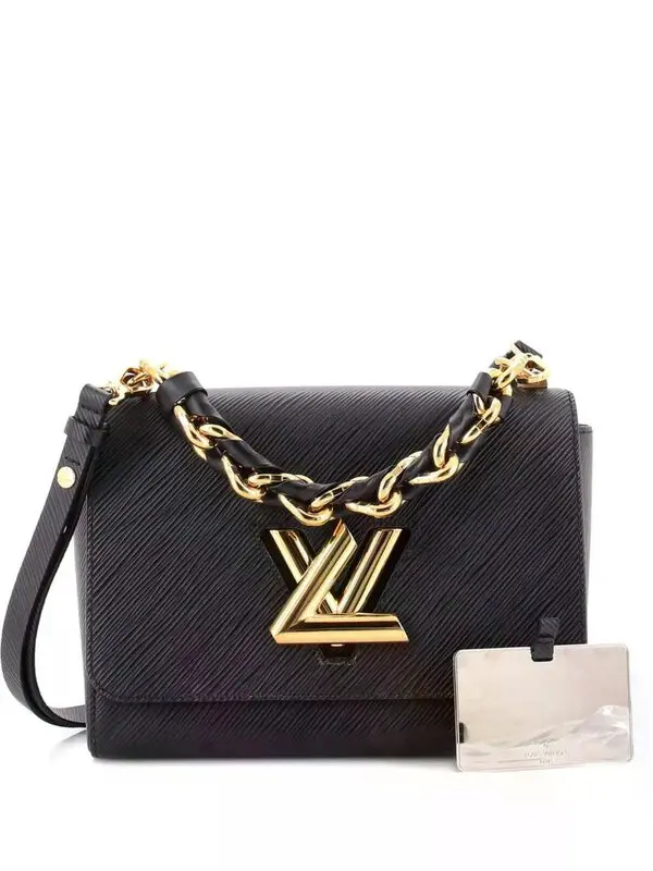 LOUIS VUITTON Chunky Chain Twist Bag Epi Leather Mm - Black