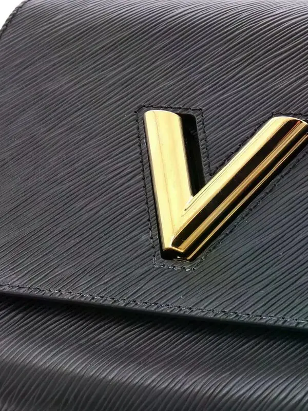 LOUIS VUITTON Chunky Chain Twist Bag Epi Leather Mm - Black