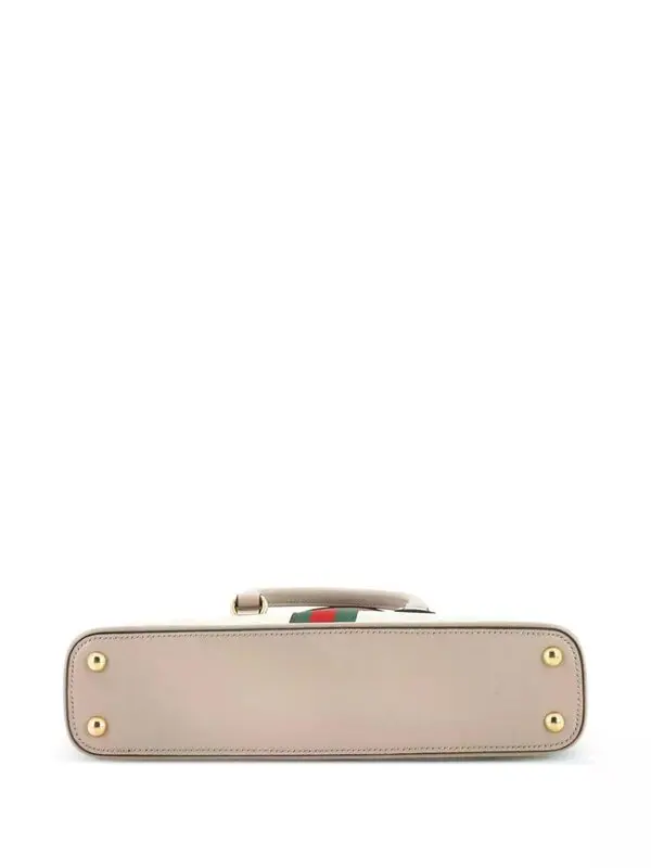 Gucci Ophidia Dome Top Handle Gg Coated Canvas Satchel