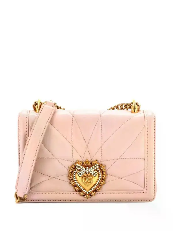 Dolce & Gabbana Devotion Full Flap Shoulder Bag - Neutrals