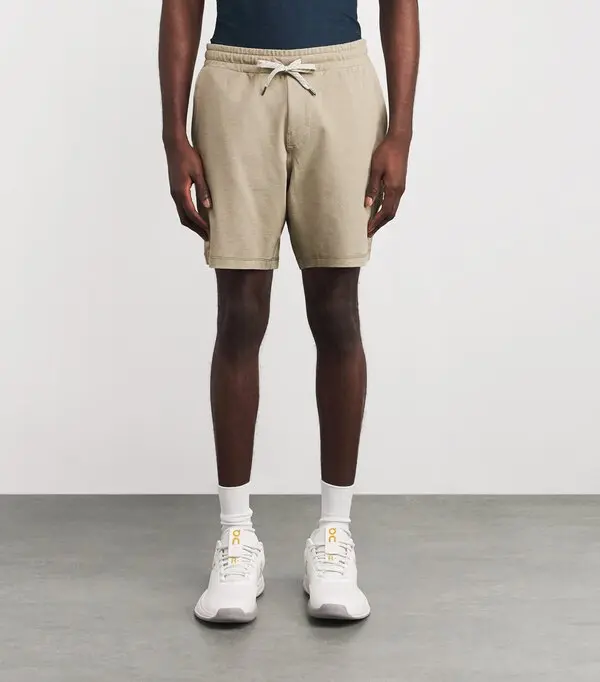 Vuori Ponto Performance Sweat Shorts - Beige