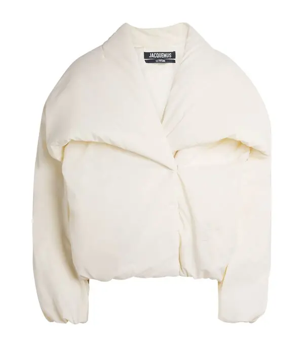 Jacquemus The Châle Bomber Jacket - White