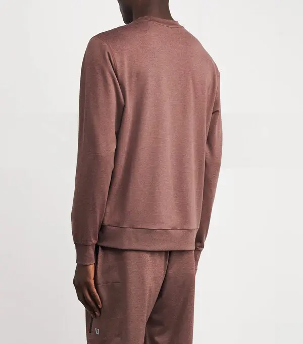 Vuori Ponto Performance Sweatshirt - Brown