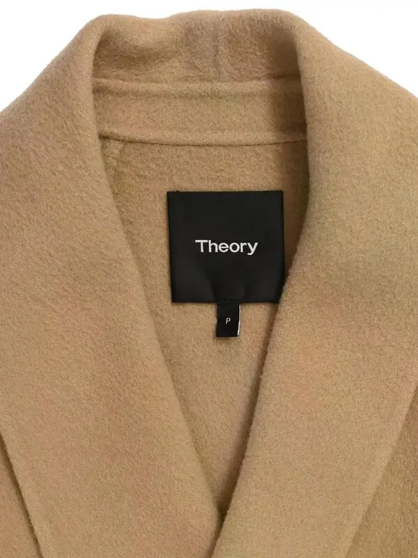 Theory Double-breasted Open Knit Blazer