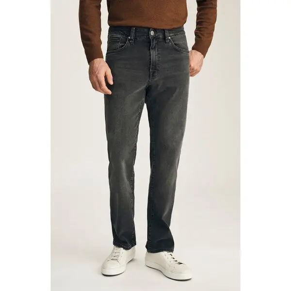 34 Heritage Charisma Relaxed Straight-leg Jeans - Smoke Brushed Urban
