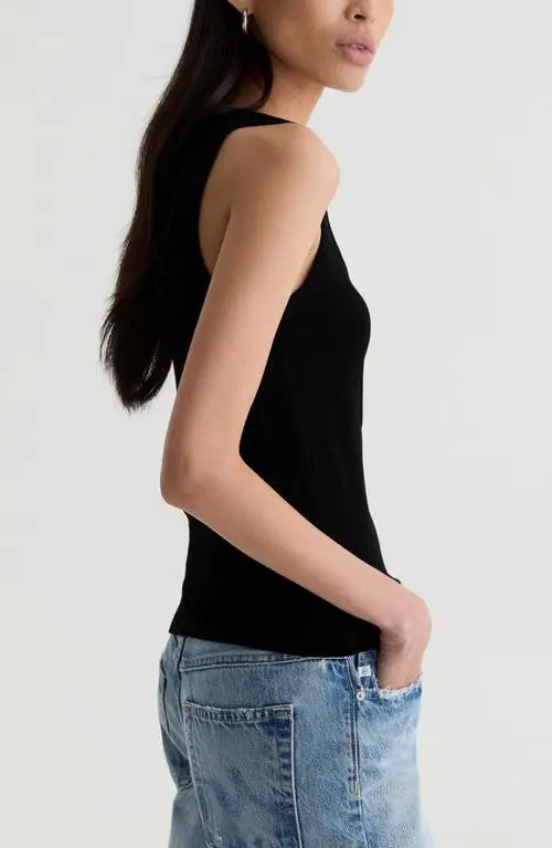 Ag Ashley Scoop Neck Tank - Super Black