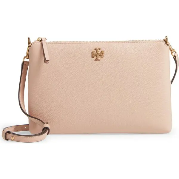 Tory Burch Mercer Pebbled Zip Crossbody Bag