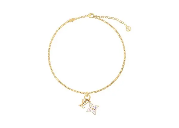 LOUIS VUITTON X Takashi Murakami Monogram Necklace - Gold/tone