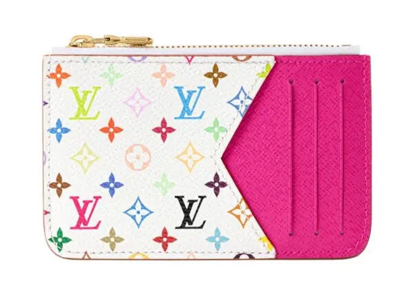 LOUIS VUITTON X Takashi Murakami Romy Card Holder - Multicolor White