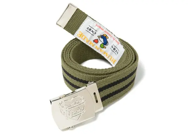 HUMAN MADE Striped Web Belt