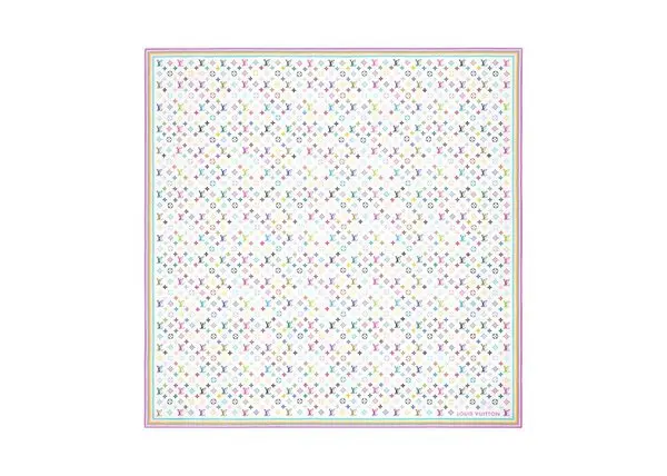 LOUIS VUITTON X Takashi Murakami Monogram Shawl - White