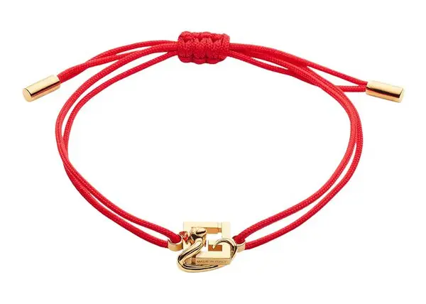 Fendi X Frgmt X Pokemon Ribbon Bracelet - Red