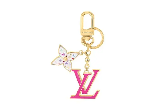 LOUIS VUITTON X Takashi Murakami Iconic Monogram Key Holder - Fuchsia
