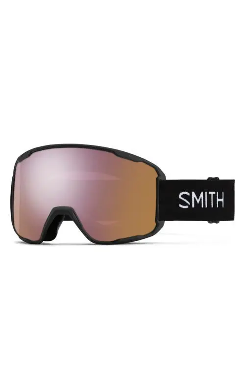SMITH Preview Chromapop™ Shield Snow Goggles - Black/chromapop Rose Gold