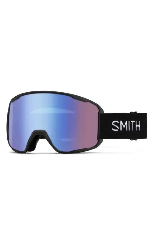 SMITH Preview Chromapop™ Shield Snow Goggles - Black/chromapop Storm Blue